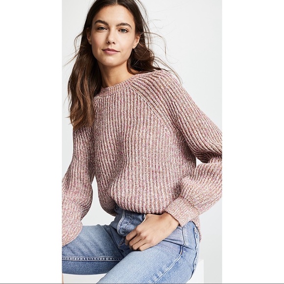 Frame Denim | Sweaters | New Frame Marled Crew Sweater In Lavender ...